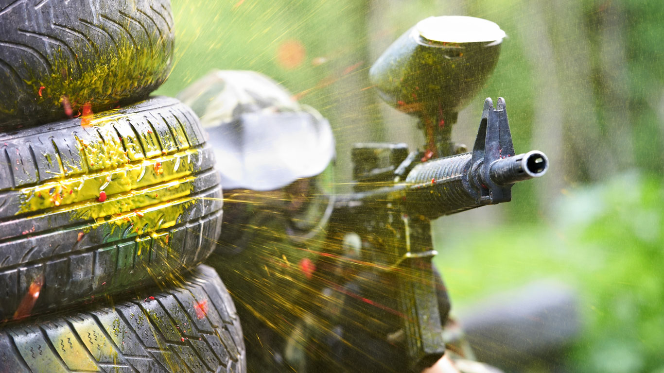 Paintball: das Geräusch von Farbe - Welt der Wunder