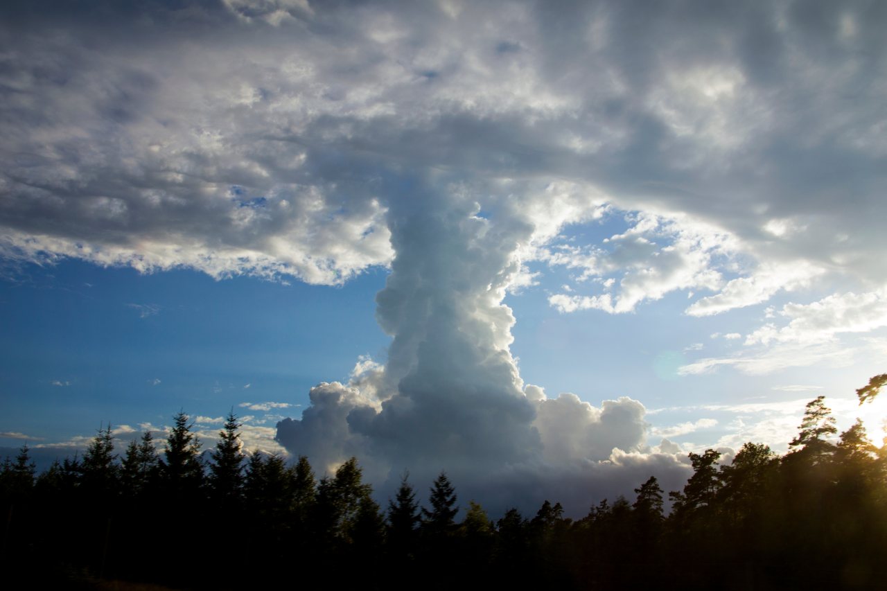 Wie groß ist der Radius einer Atombombe?