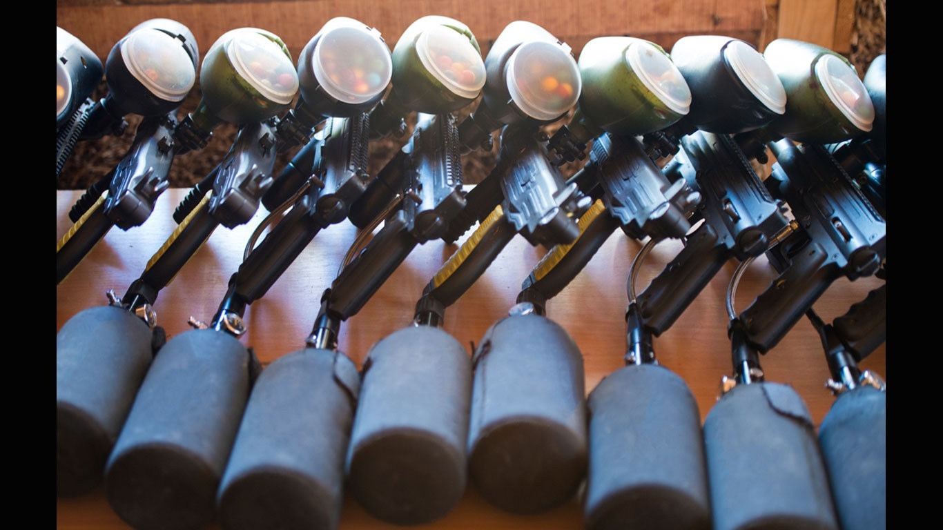 Paintball: das Geräusch von Farbe - Welt der Wunder